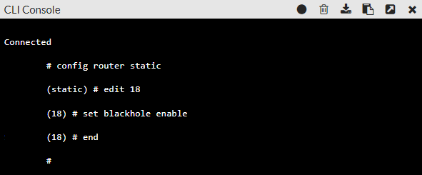 Fortigate BlackHole Routing Nedir? - Deltastech